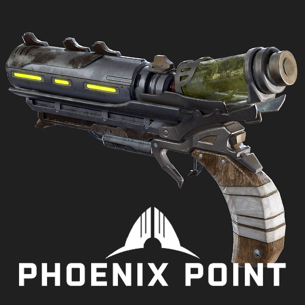 ArtStation - PHOENIX POINT - Acid Handgun