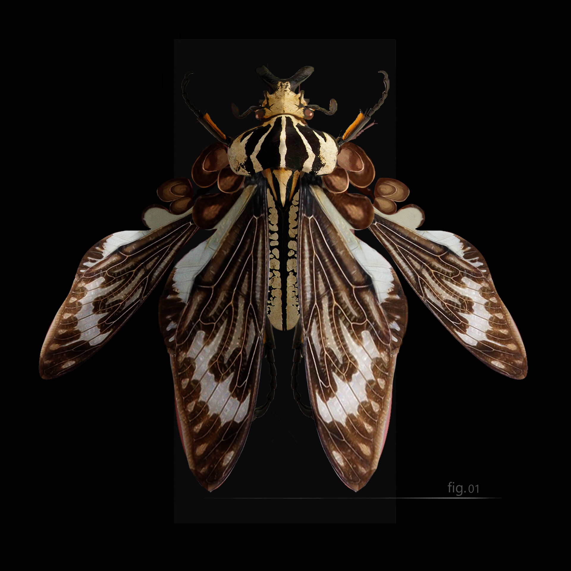ArtStation - Adobe Dimension & Adobe stock - The art of 3d insects ...