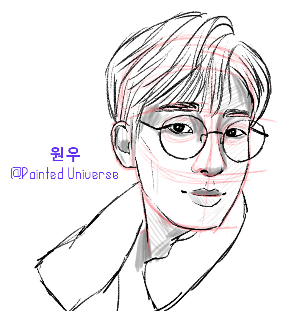 ArtStation - Wonwoo (SEVENTEEN) - 2020, Shannon | Painted Universe Art