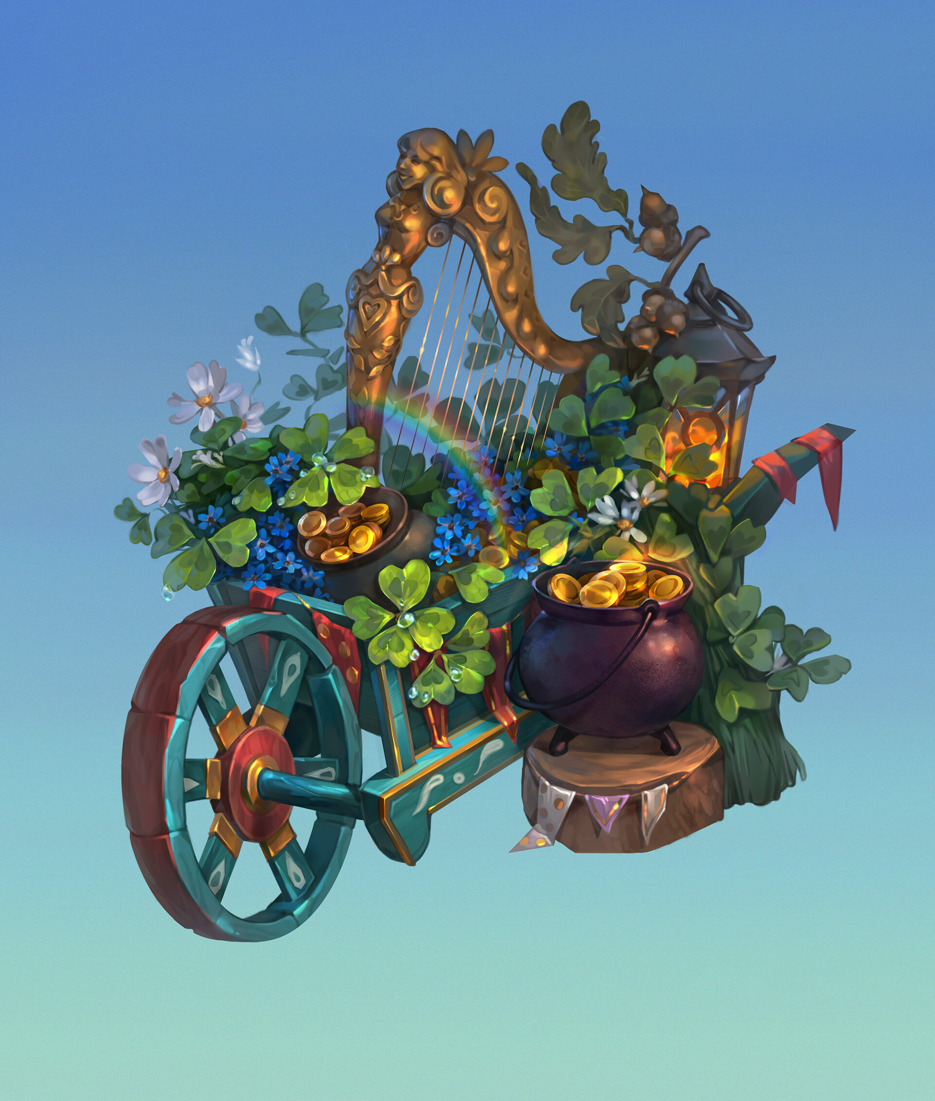ArtStation - Irish cart