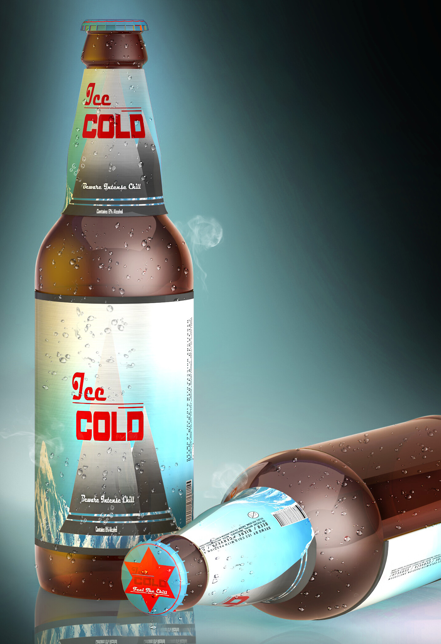 ArtStation - Ice Cold Bottle Concept