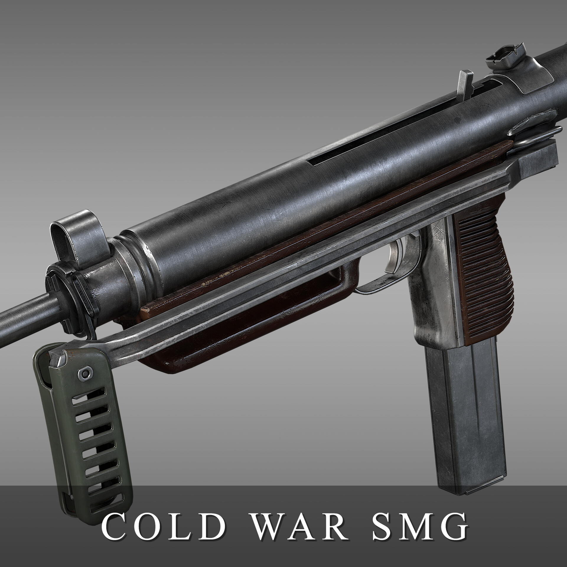 ArtStation - Sa vz. 26 Czech Cold War SMG