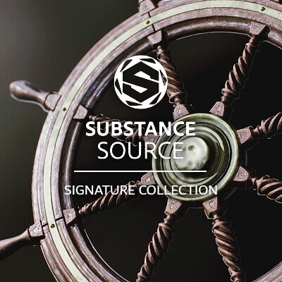 ArtStation - Substance Source - Ship Wheel