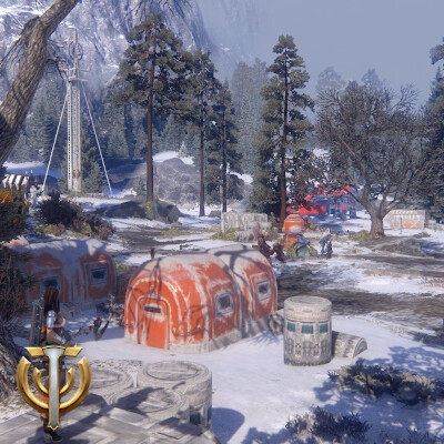 ArtStation - Skyforge, "Icy Plateau" map