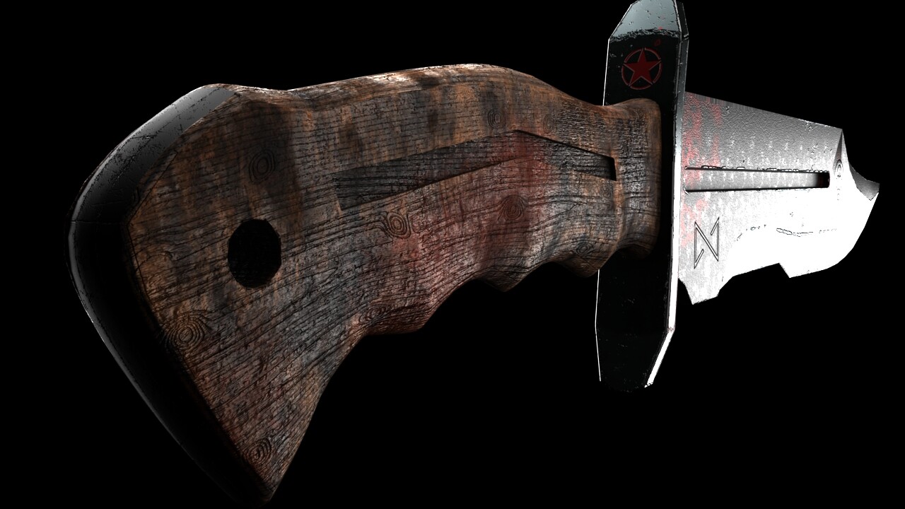 ArtStation - COD Knife (low poly)