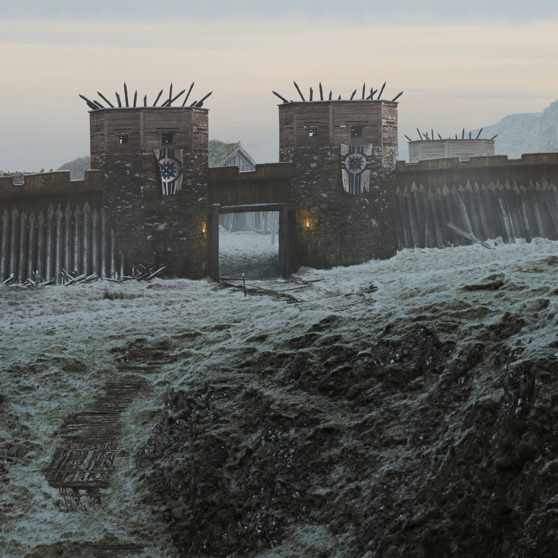 ArtStation - Viking Fortress