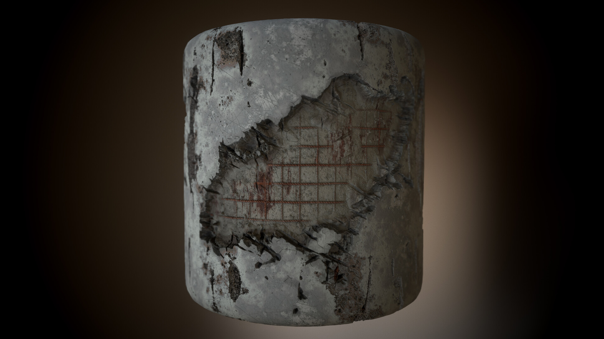 ArtStation - Broken Concrete Material - Substance Designer