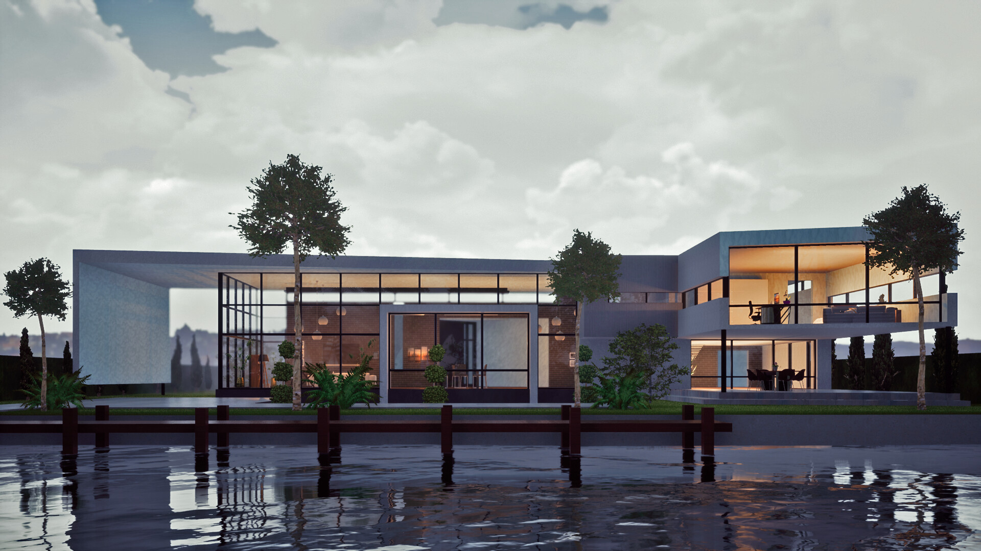 ArtStation - Modern Villa Project REMAKE