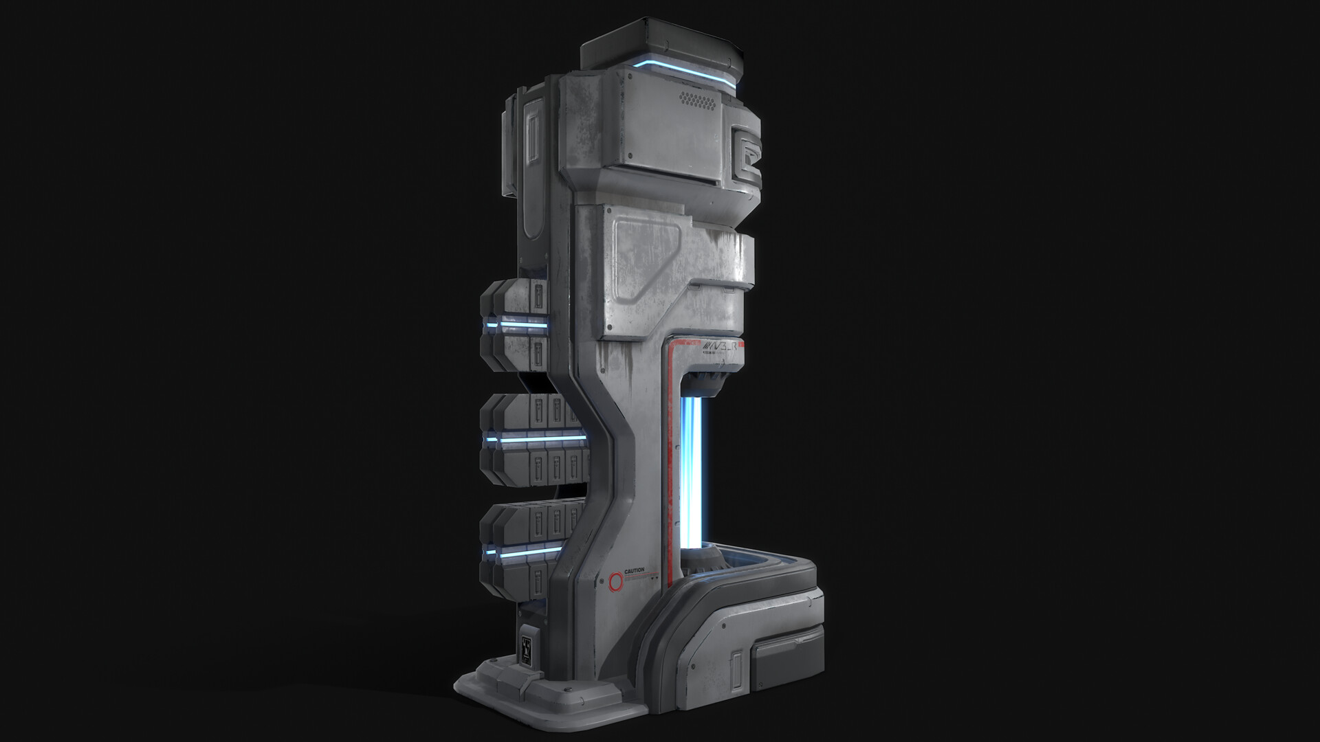 ArtStation - Sci fi power engine - Game asset
