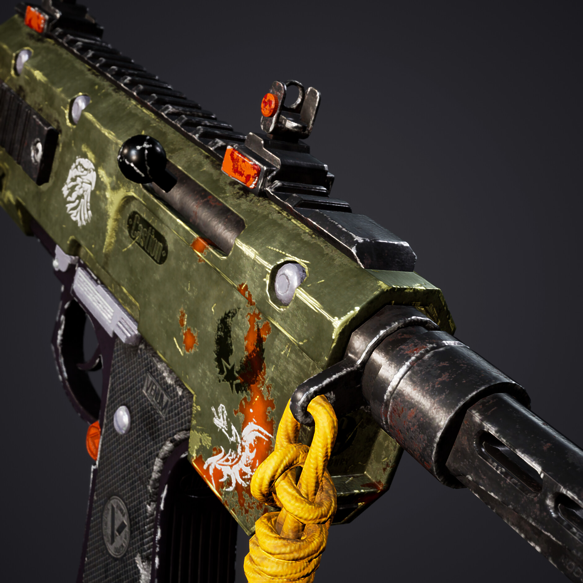 ArtStation - Submachine Gun (Homefront: The Revolution)