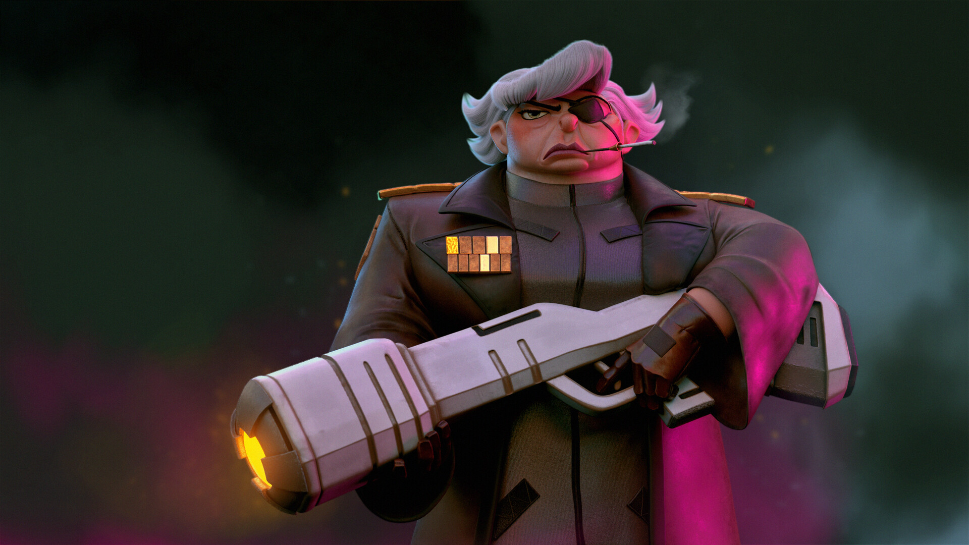 ArtStation - Space Command / 2D Concept by Cesar Vergara