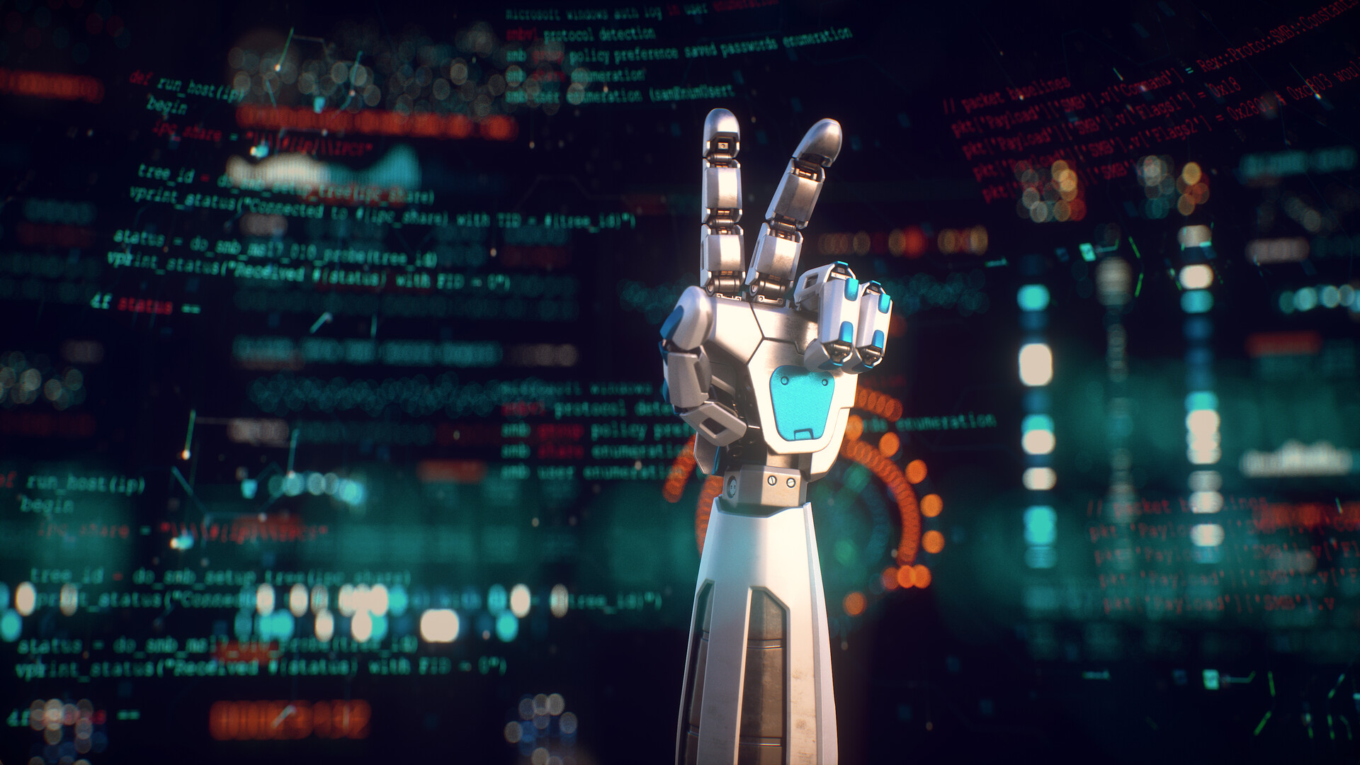 ArtStation - Segmented robot arm rig