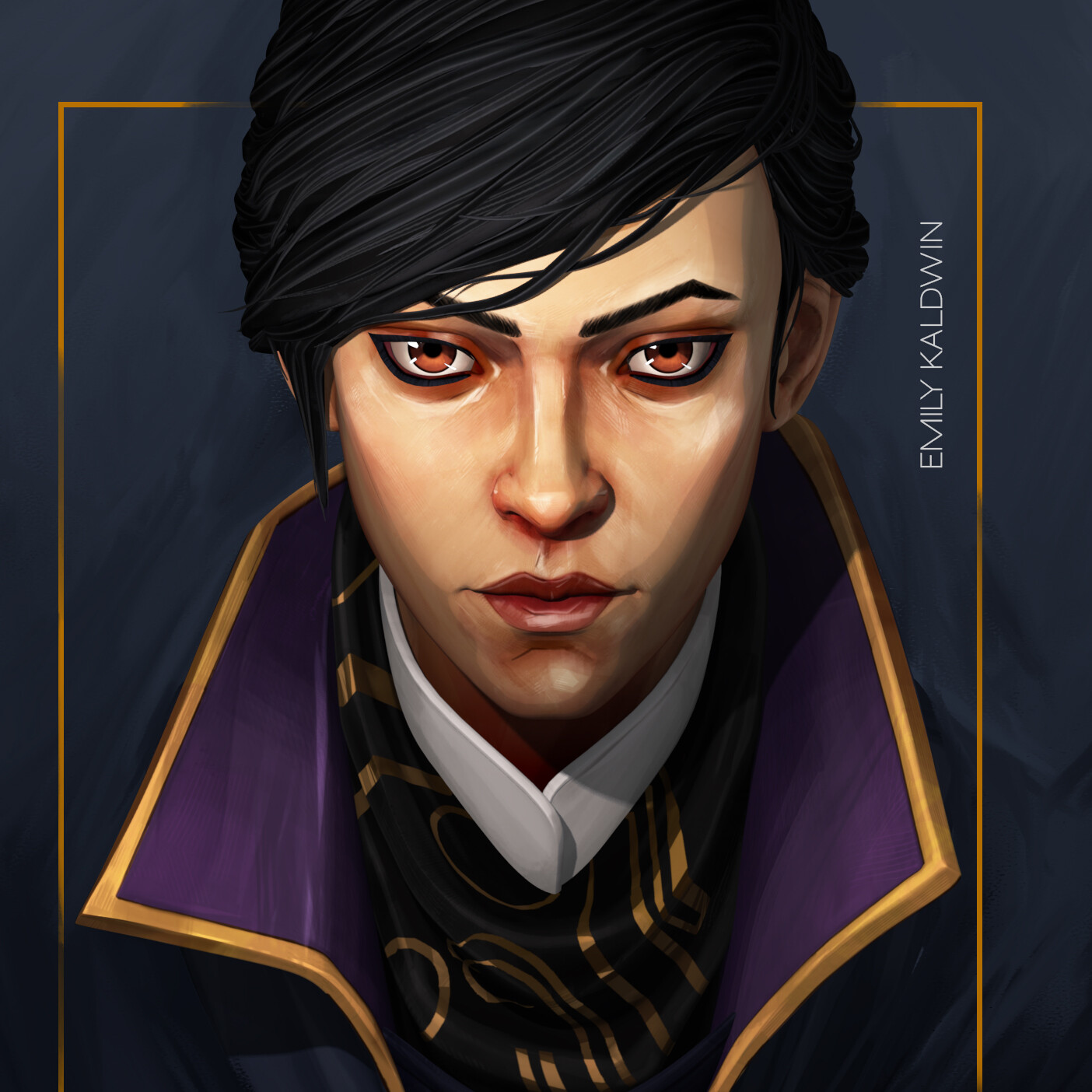 ArtStation - Emily Kaldwin Bust - FanArt- Textured