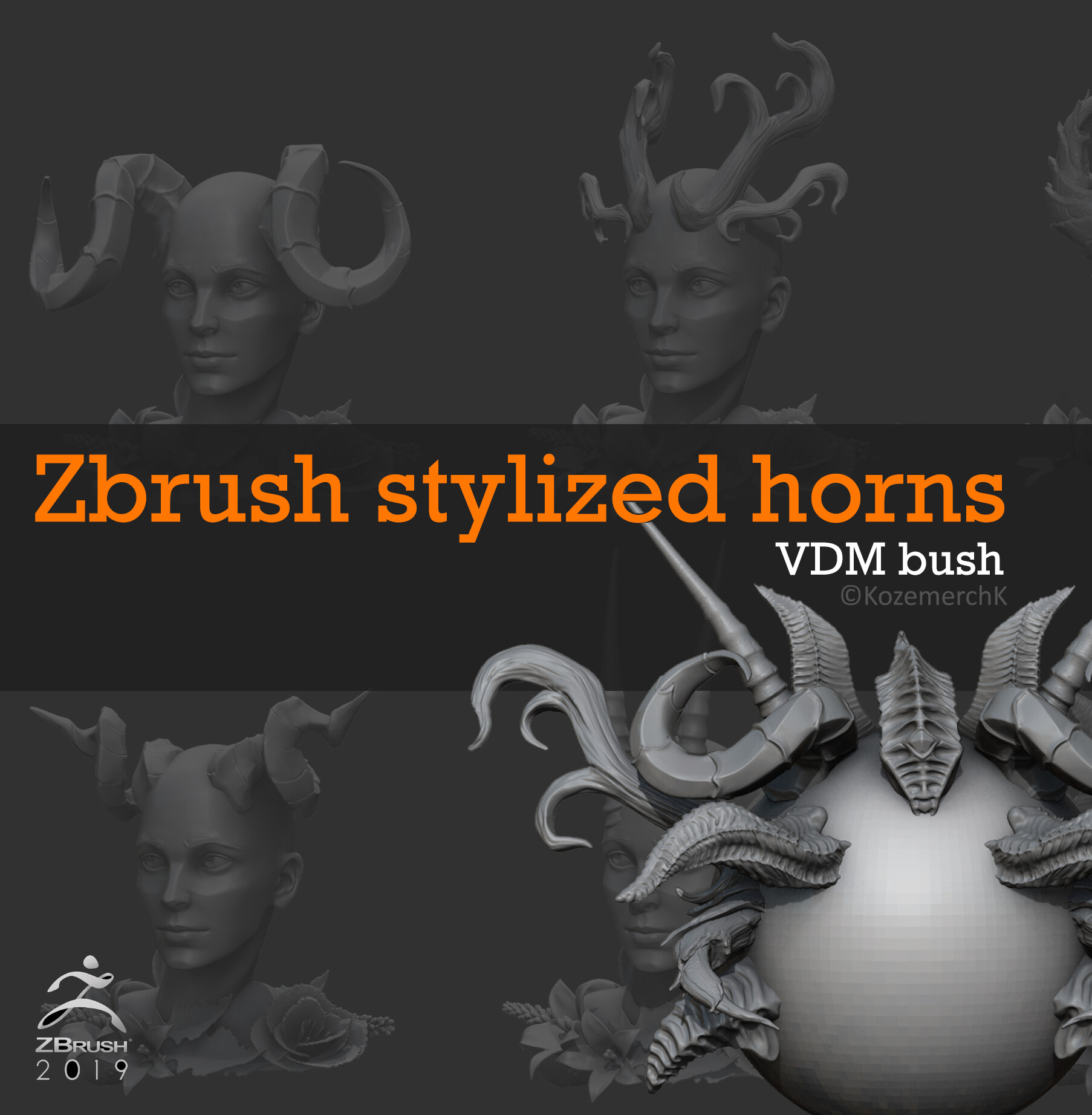 ArtStation - Free horns pack