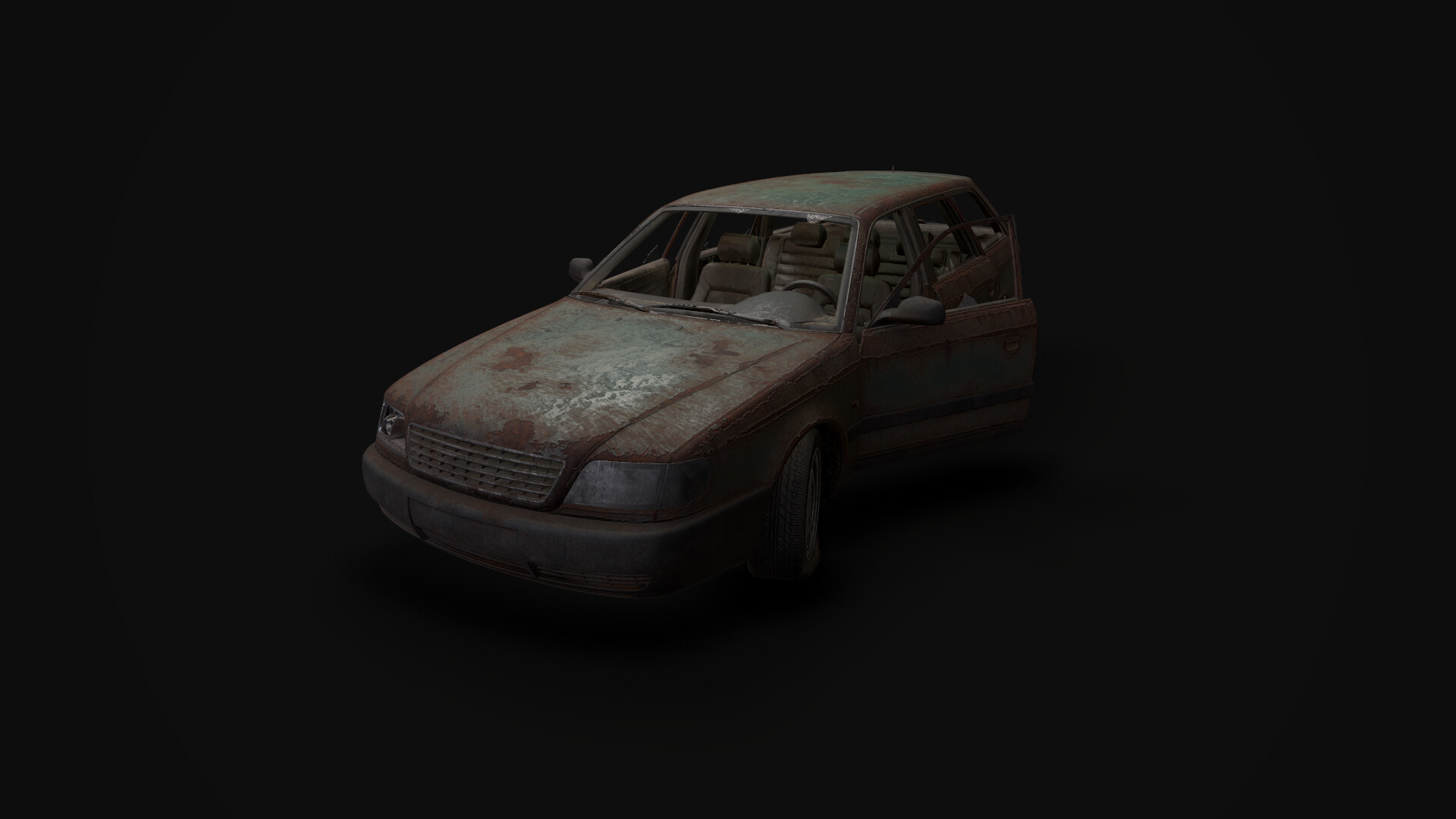ArtStation - Abandoned car 1