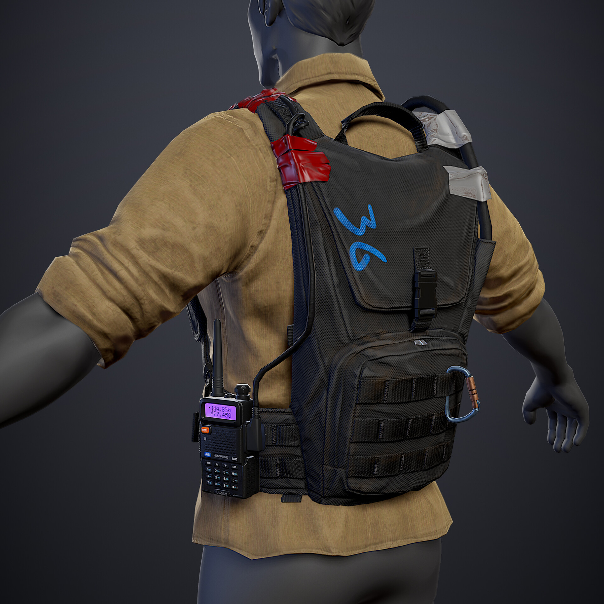 ArtStation - Tactical Backpack
