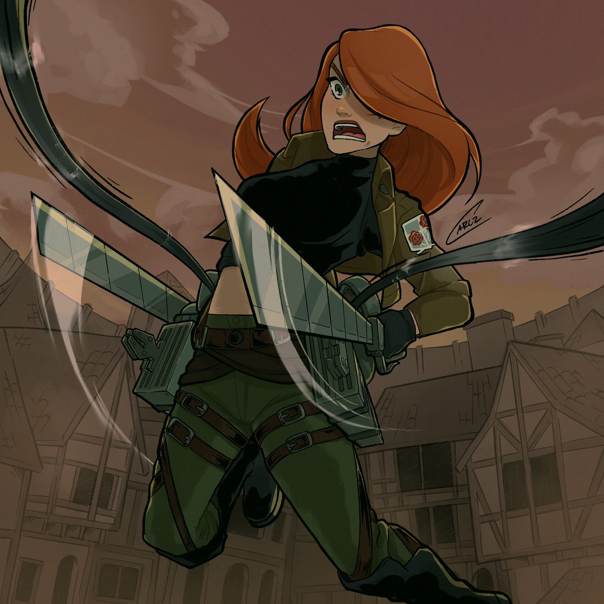 ArtStation - Attack On Titan / Kim Possible - Breakdown