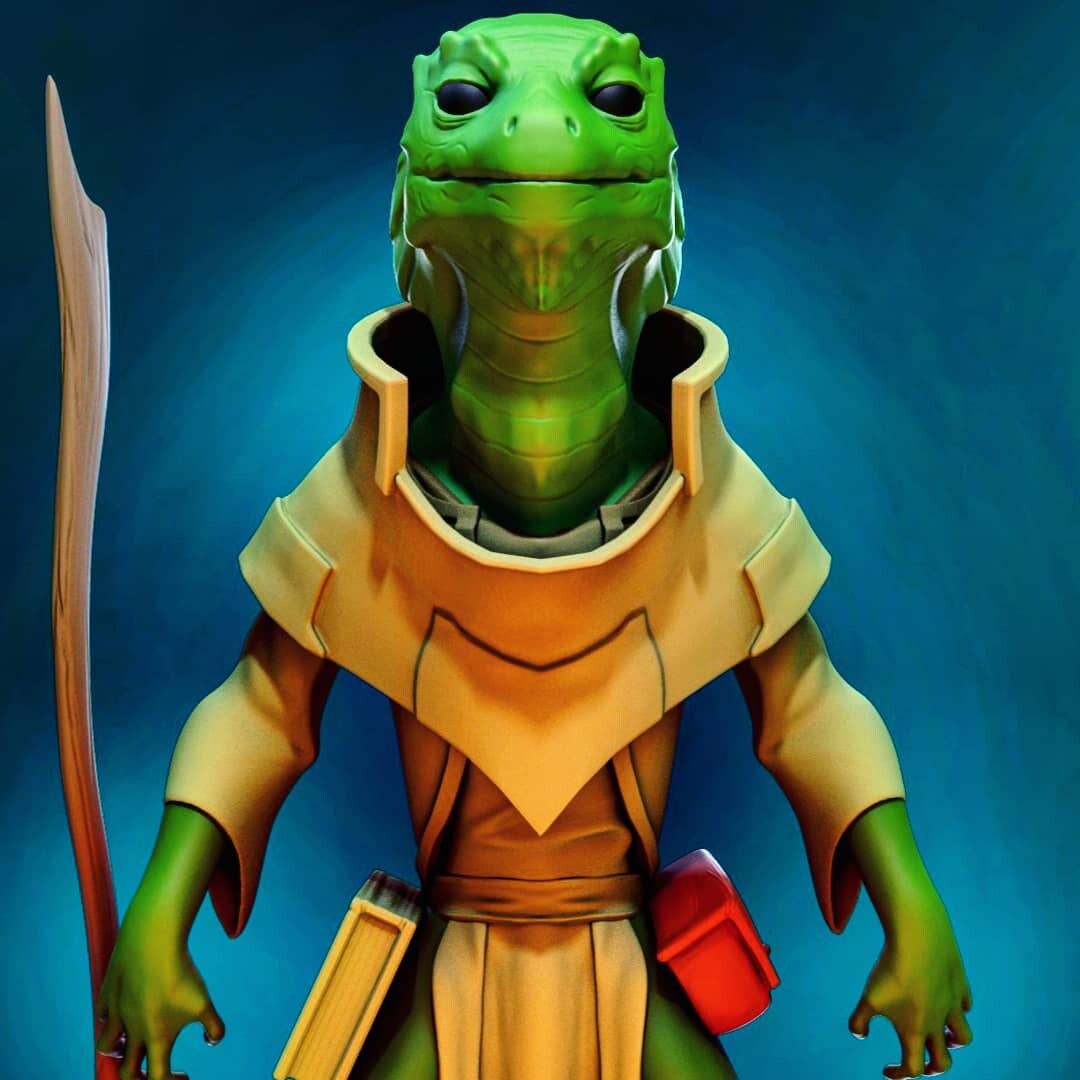 ArtStation - Lizard priest