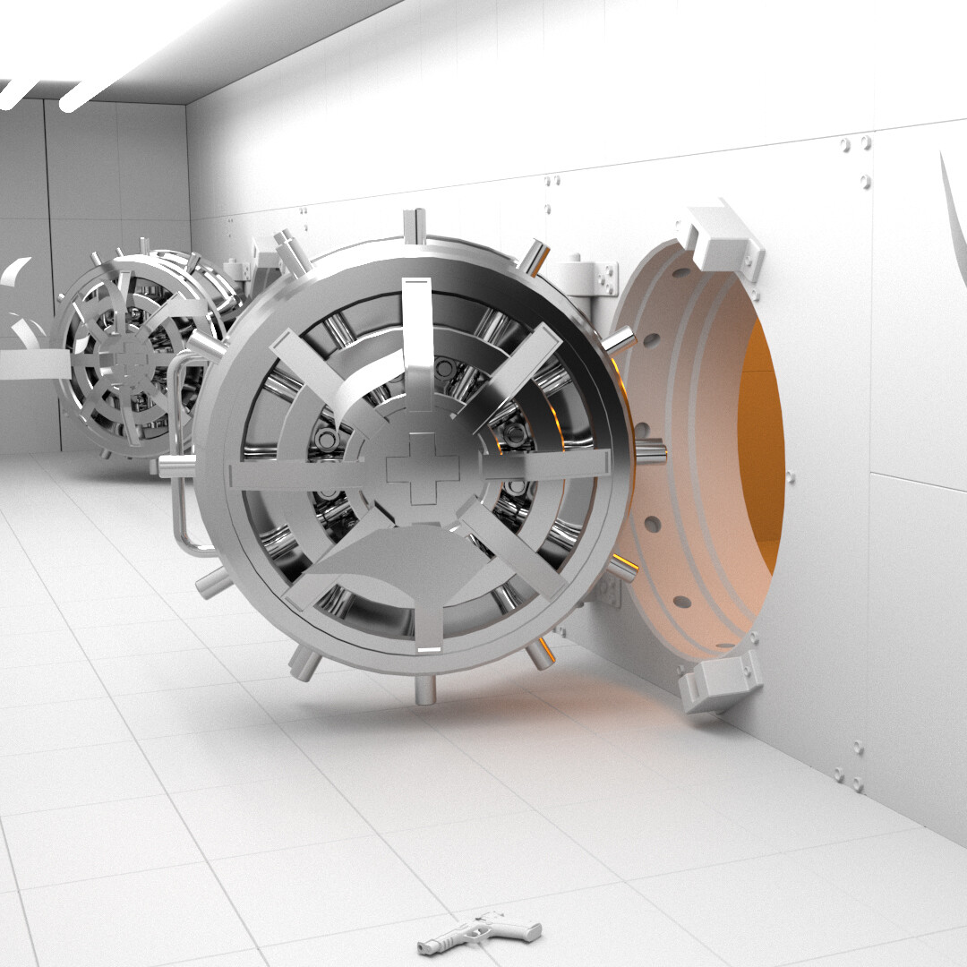 ArtStation - Bankvault scene