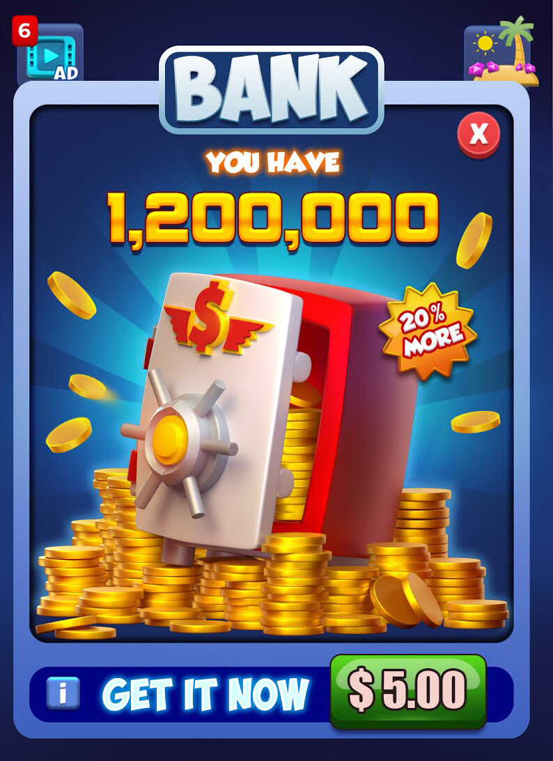 ArtStation - Art/UI casual mobile game