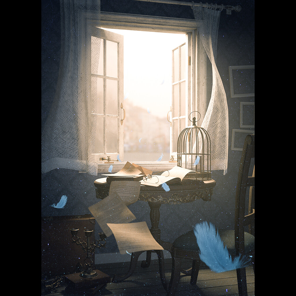 ArtStation - WindowSide-窓辺