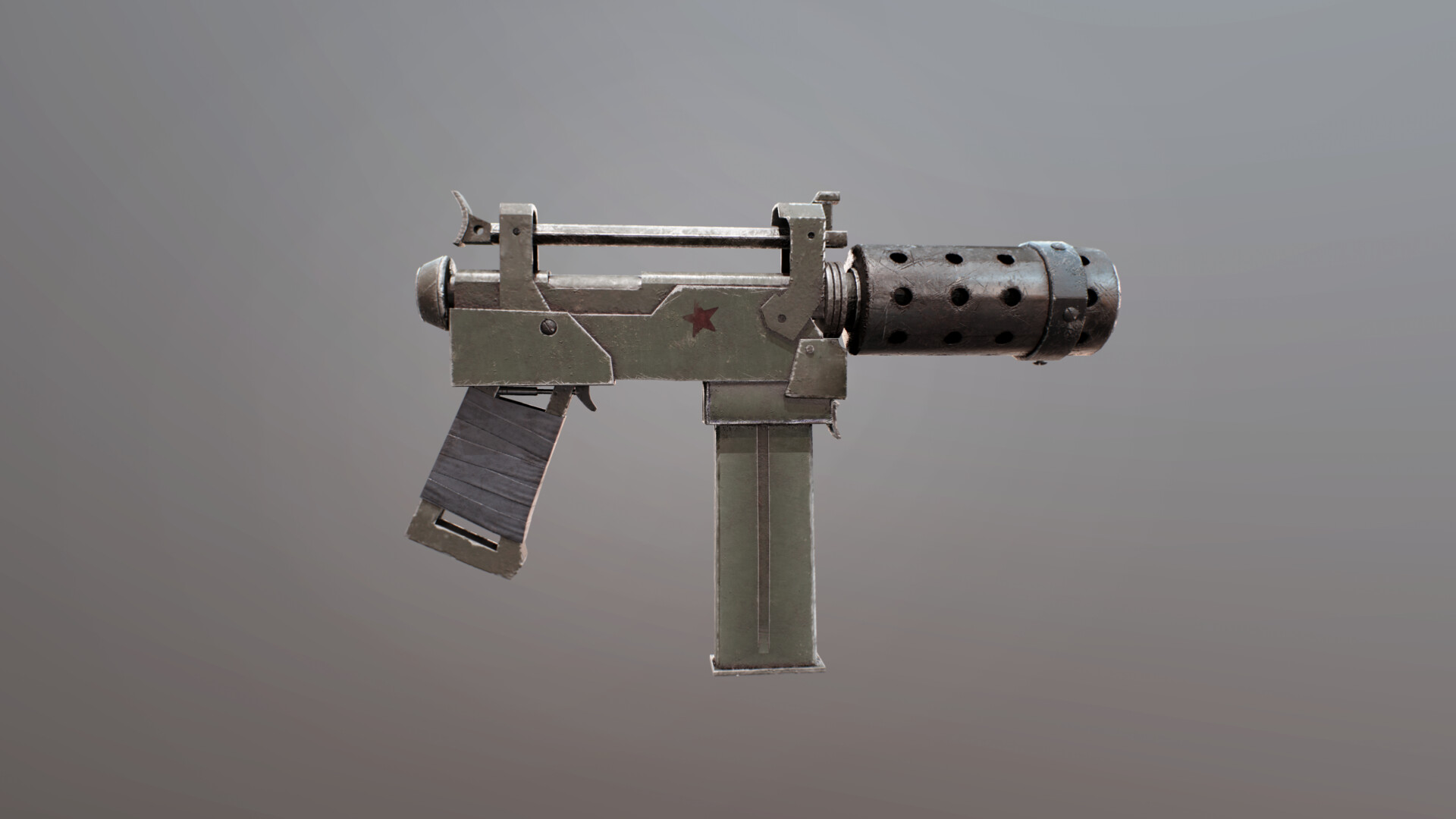 ArtStation - Submachine Gun