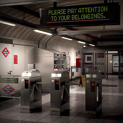 ArtStation - CCA Subway Terminal