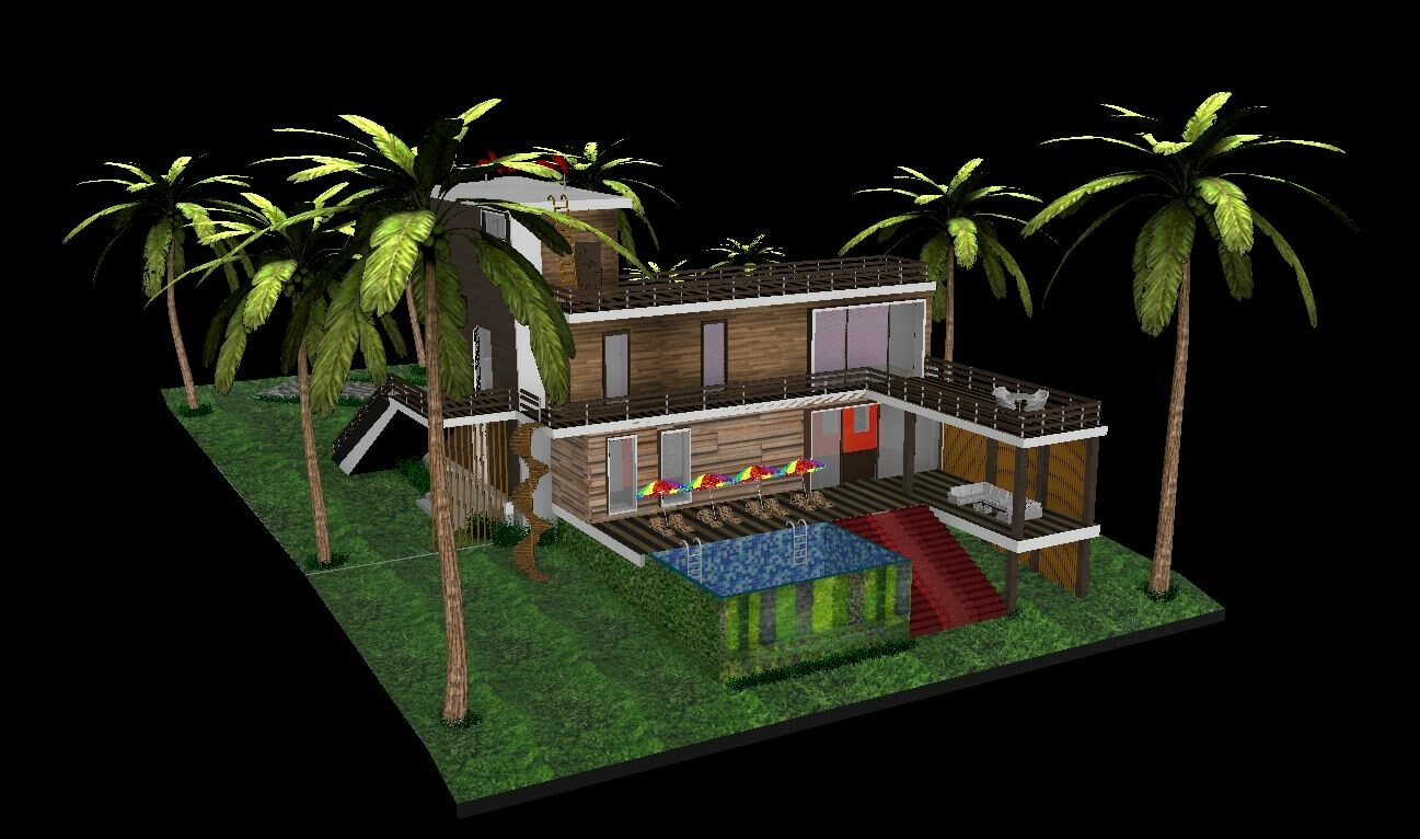 ArtStation - Villa 3D model and Texture