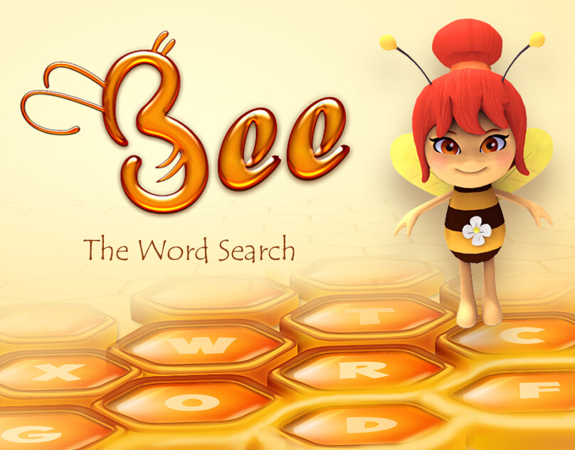 ArtStation - BEE the word Search Game Graphics Design