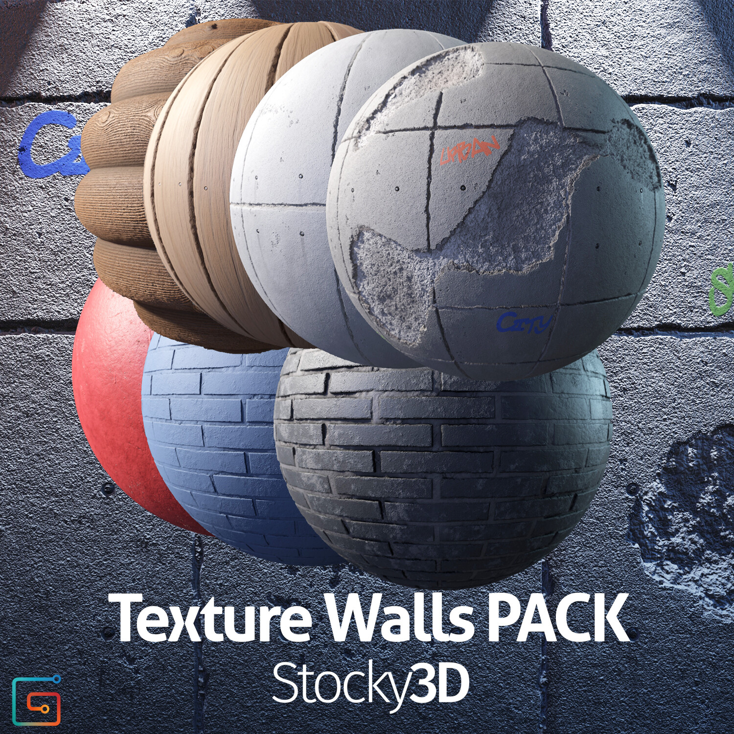 ArtStation - Texture Walls Pack - Stocky3D