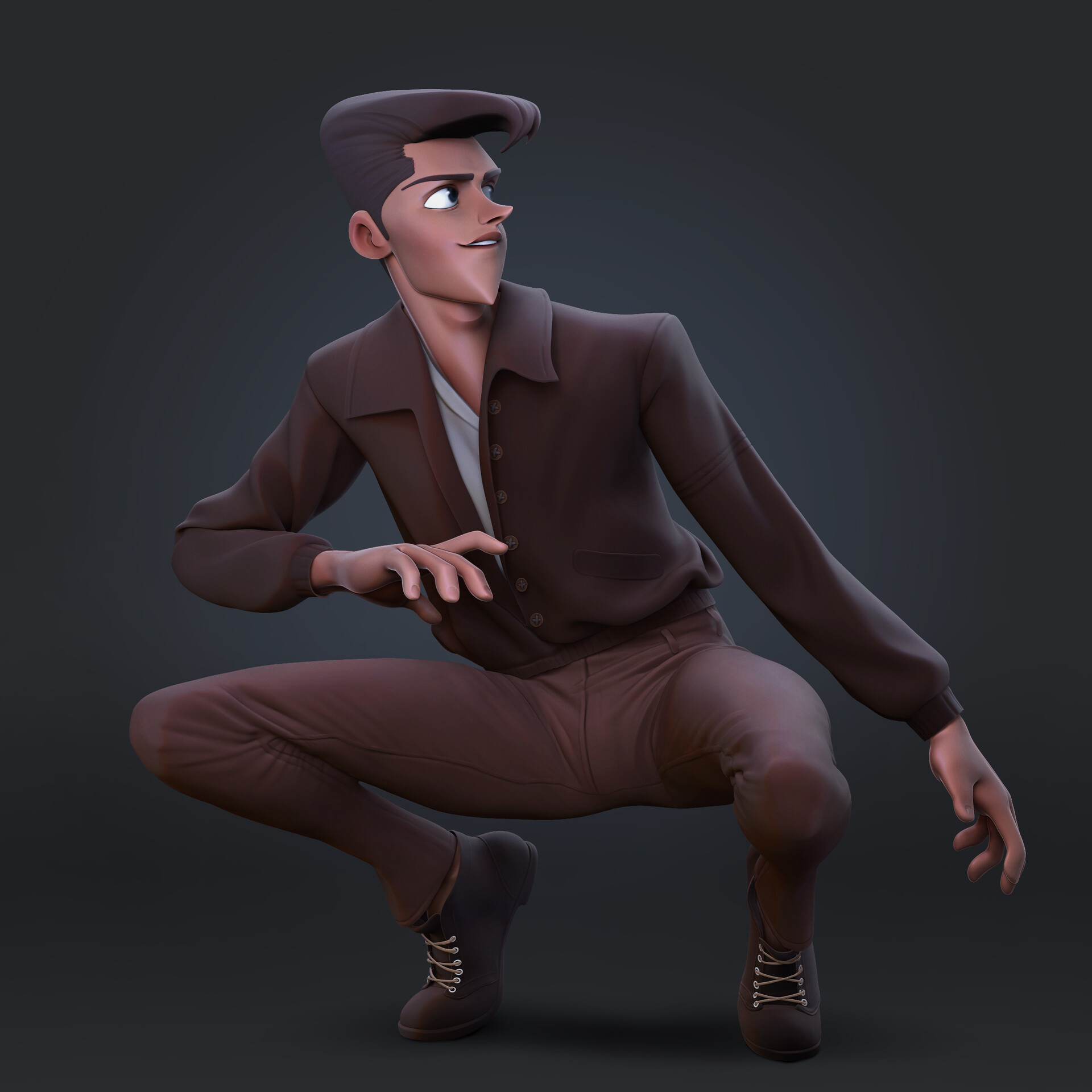 ArtStation - Guy in Brown