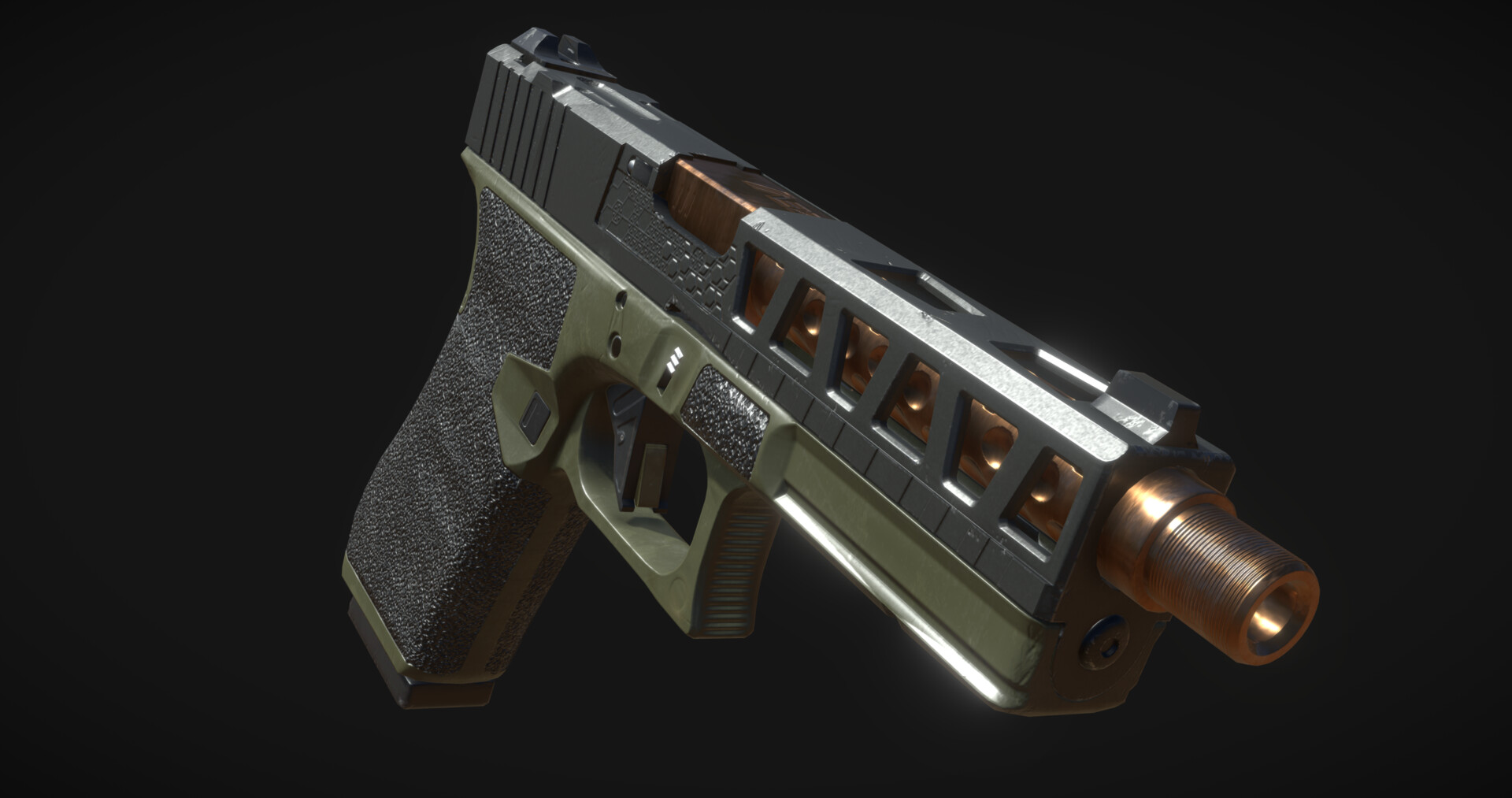 ArtStation - Custom Glock