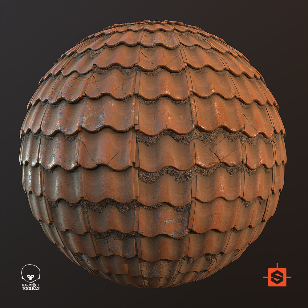 ArtStation - Roof Tiles