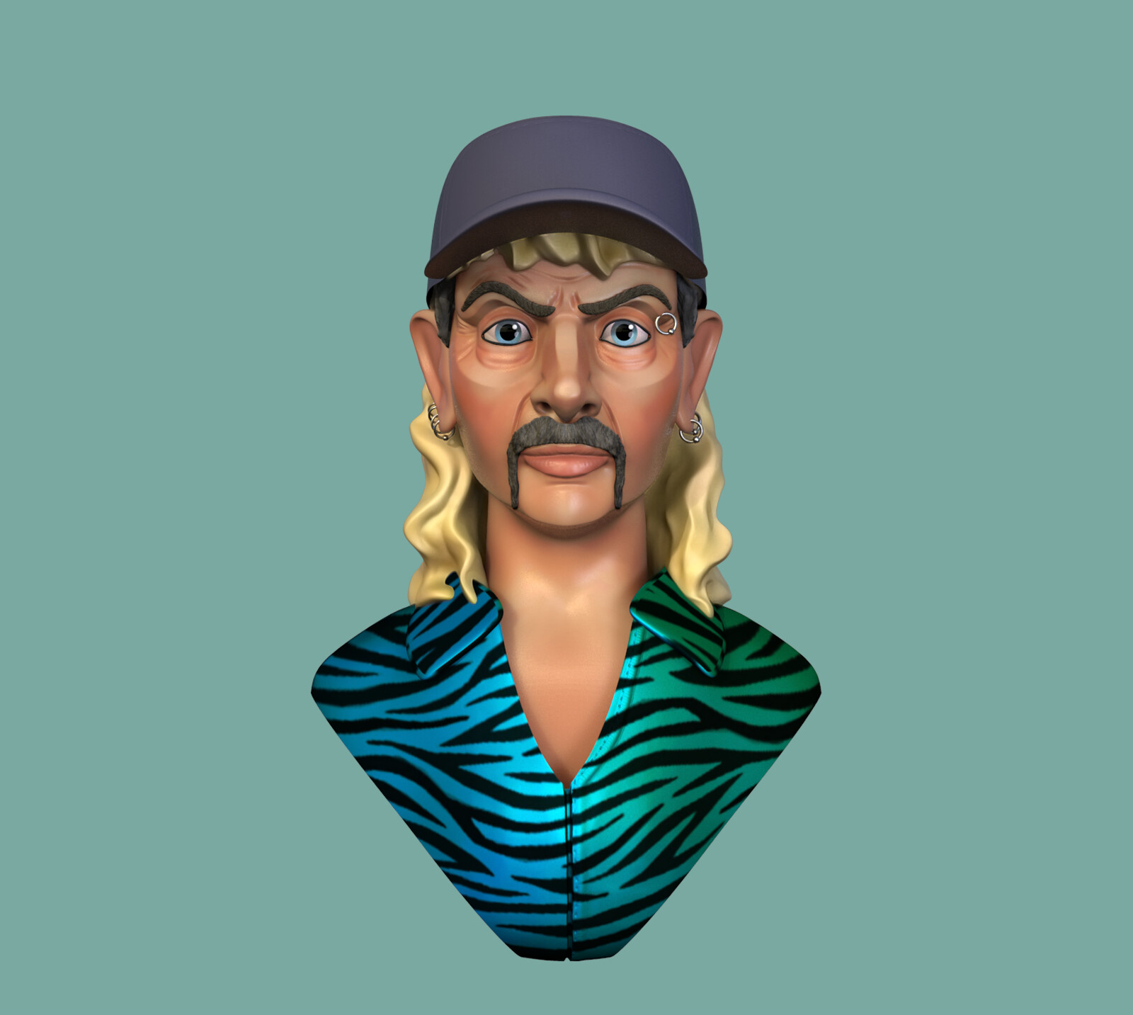 ArtStation - Joe Exotic The Tiger King