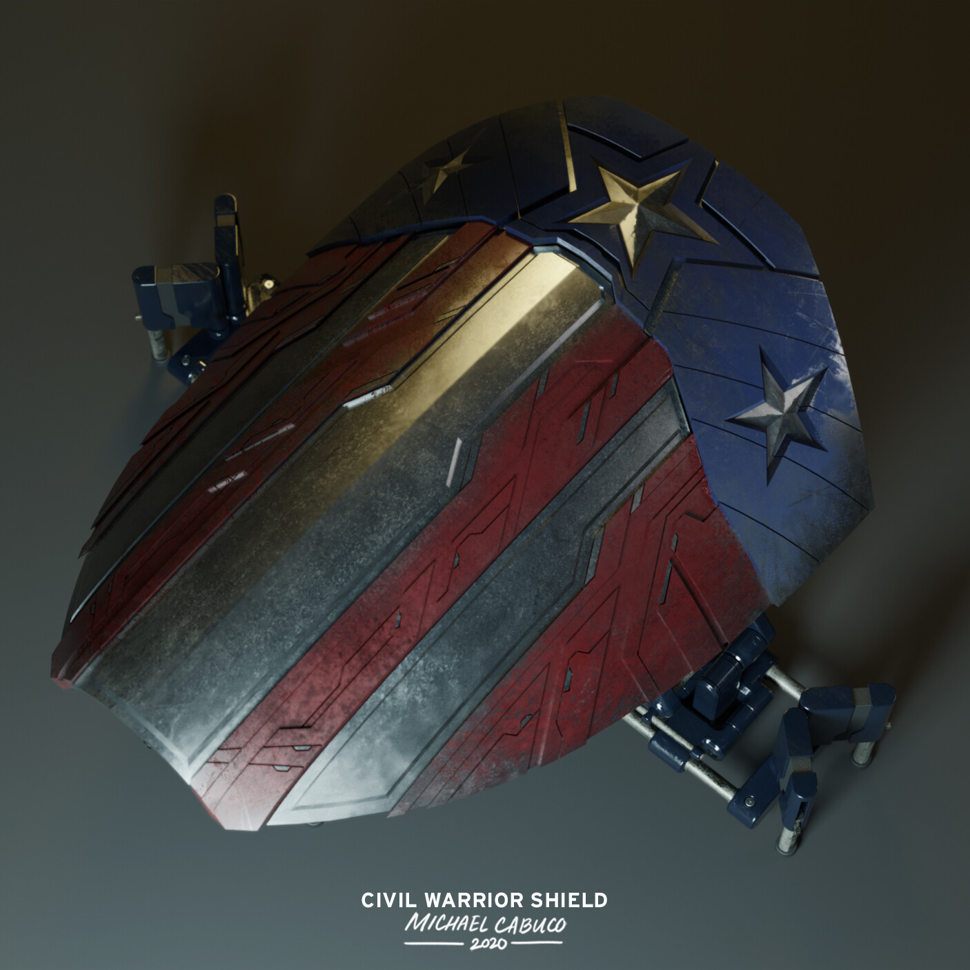 ArtStation - Civil Warrior Weapon Shield - Fan Design