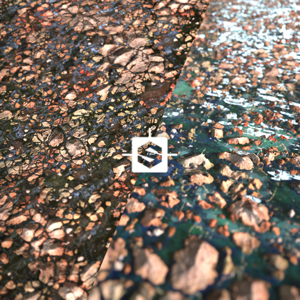 Maxime Renault - Substance Designer - Water & Rock