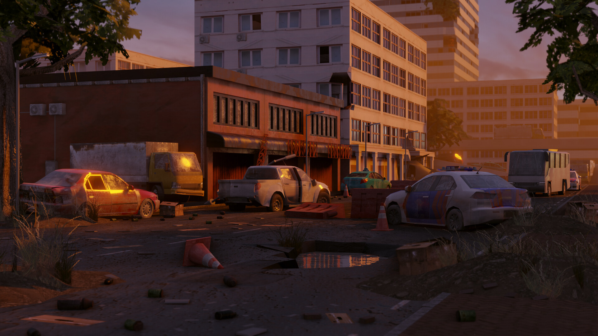 ArtStation - Post-apocalyptic scene