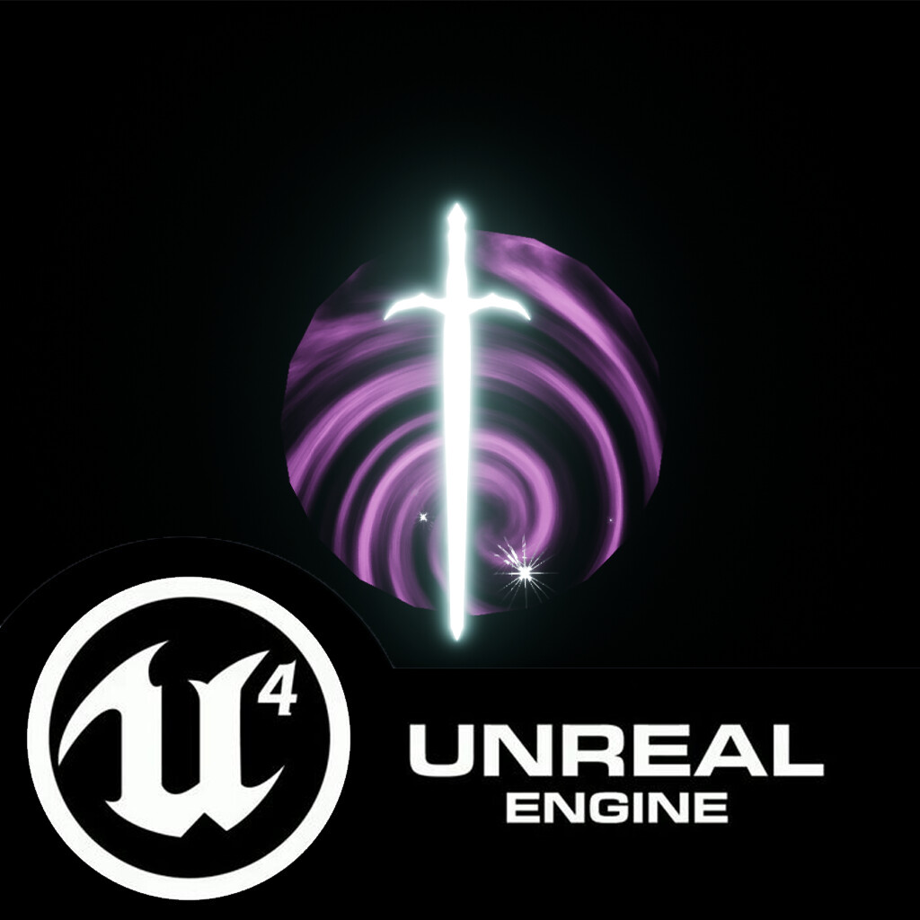 ArtStation - Magic Sword with Swirl Shield (Unreal)
