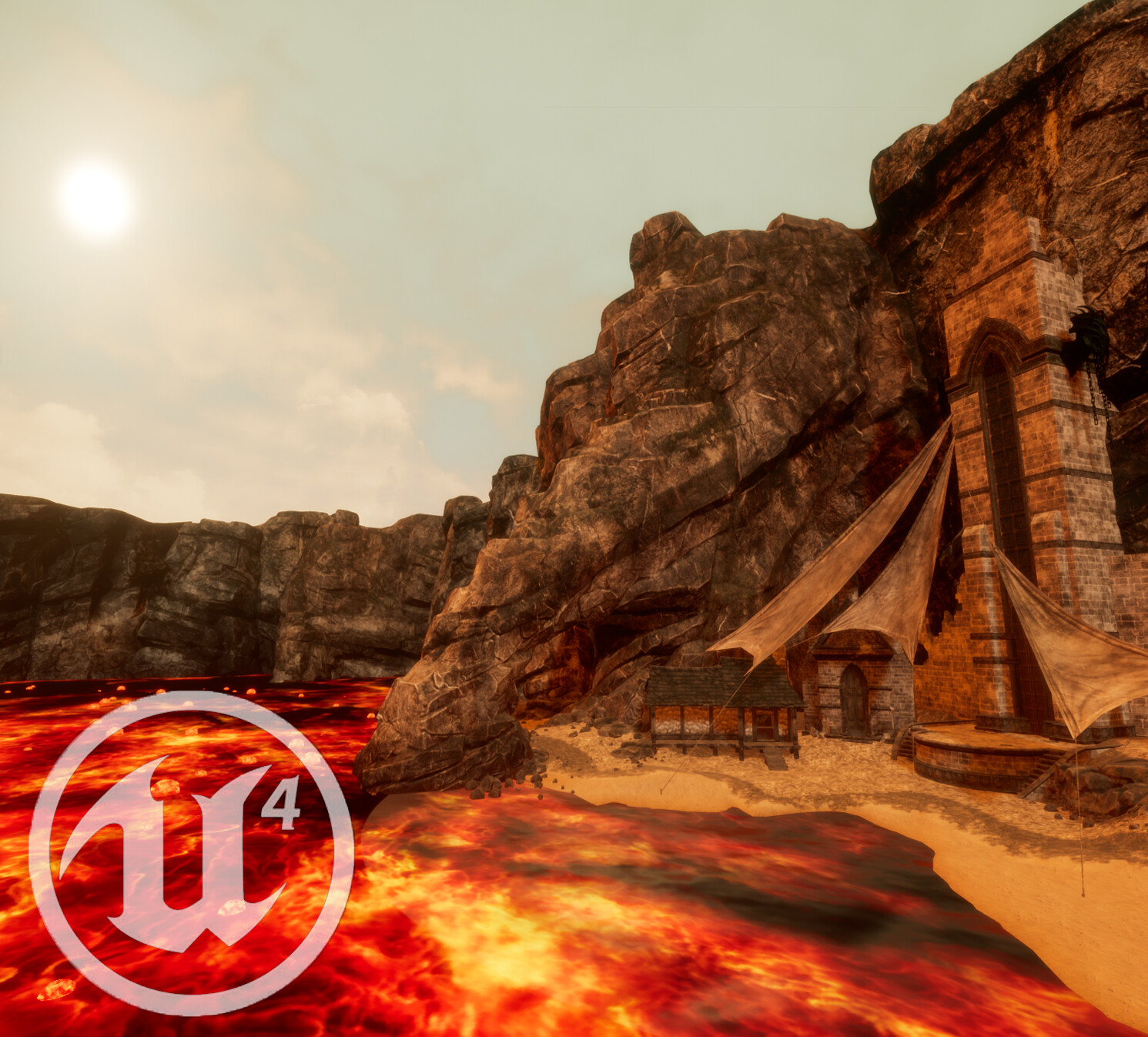 ArtStation - Lava Ocean VFX | Unreal Engine 4