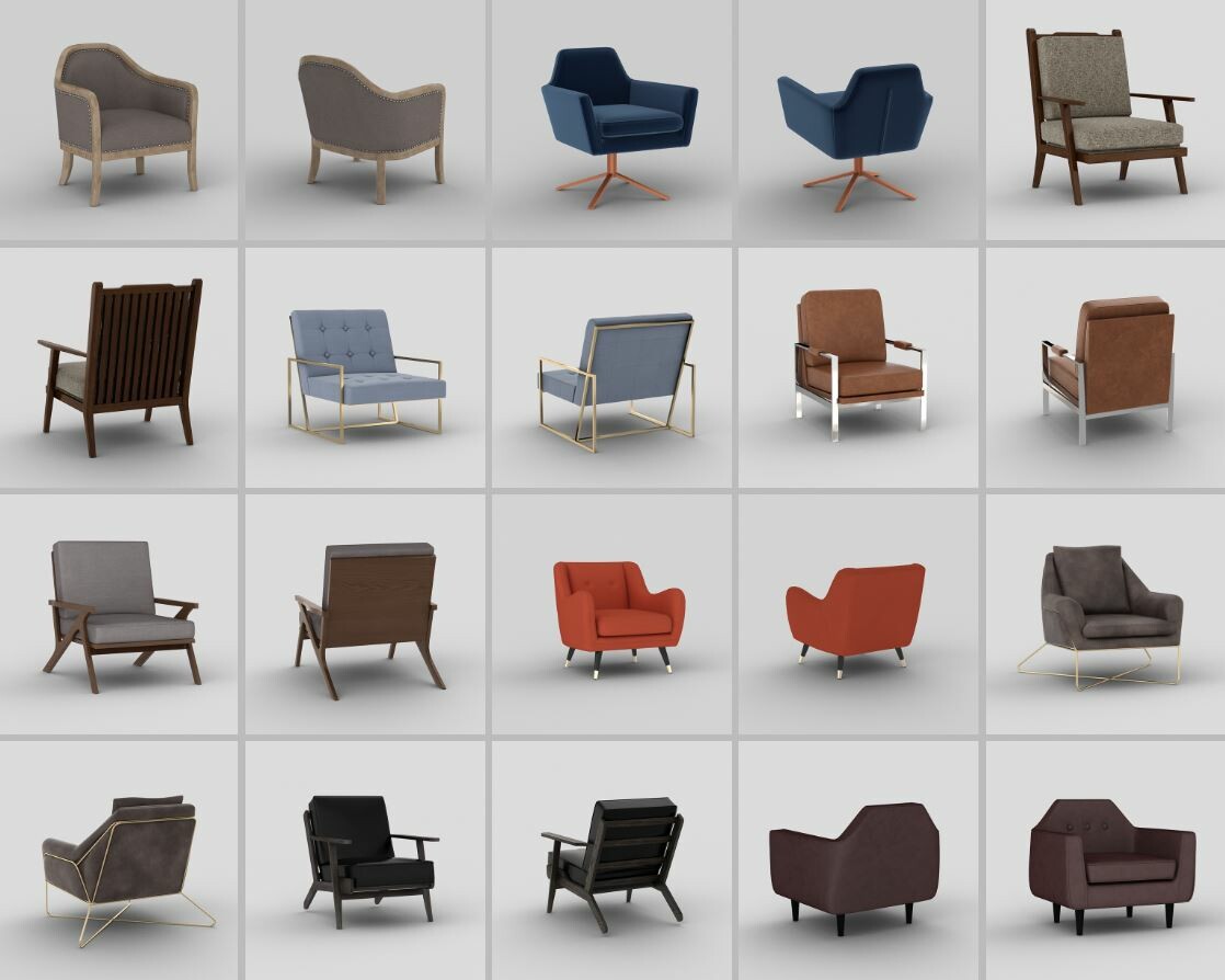 ArtStation - 3D Chair Modeling