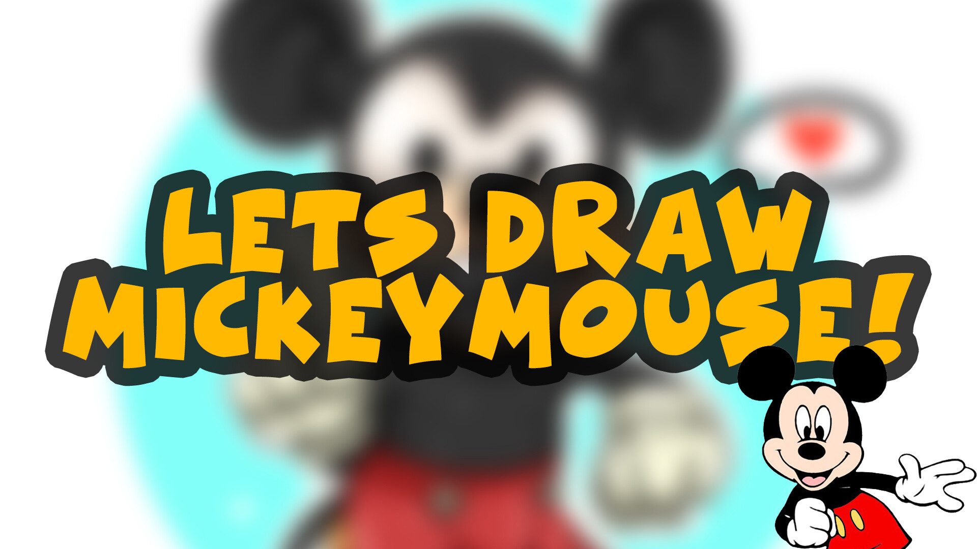 ArtStation - HOW I DRAW MICKEY MOUSE | TIME LAPSE