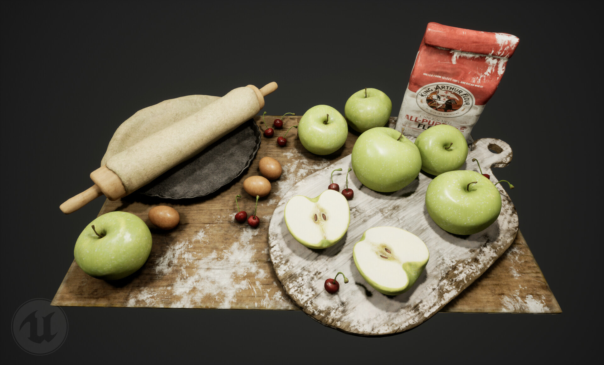 ArtStation - Apple Tart Set