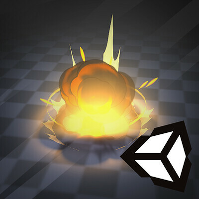 ArtStation - Stylized Explosion VFX. Unity