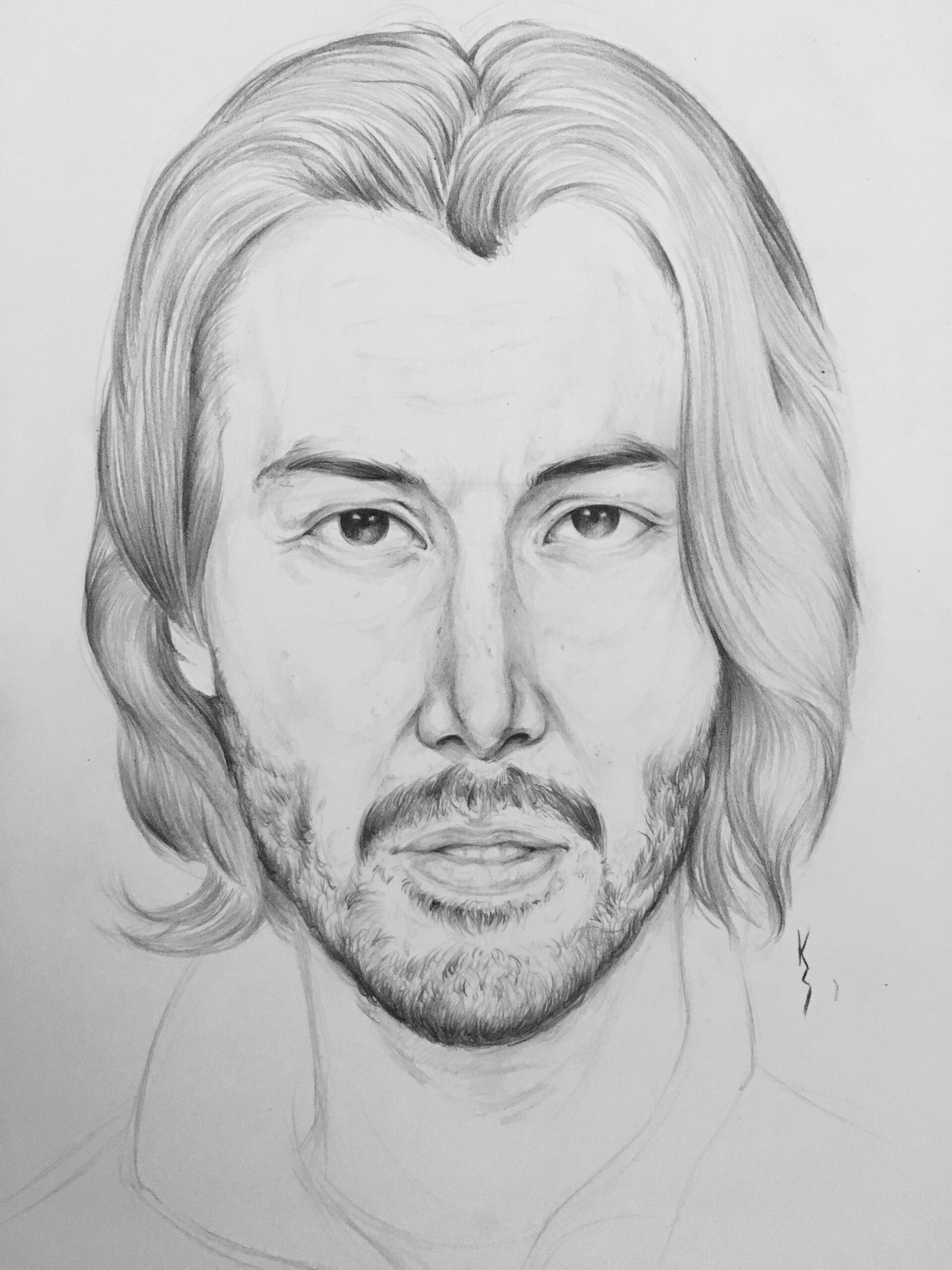 ArtStation - Keanu Reeves, done around a year ago