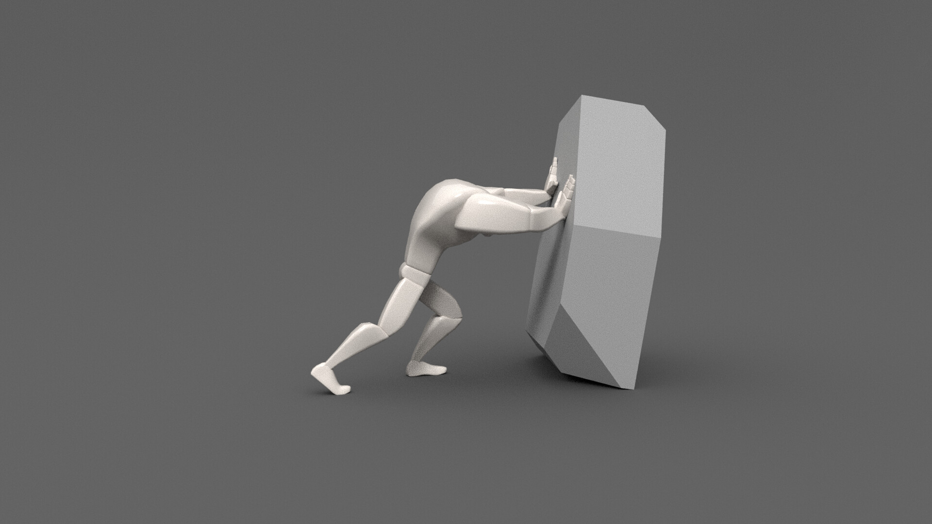 ArtStation - Slab Push Animation