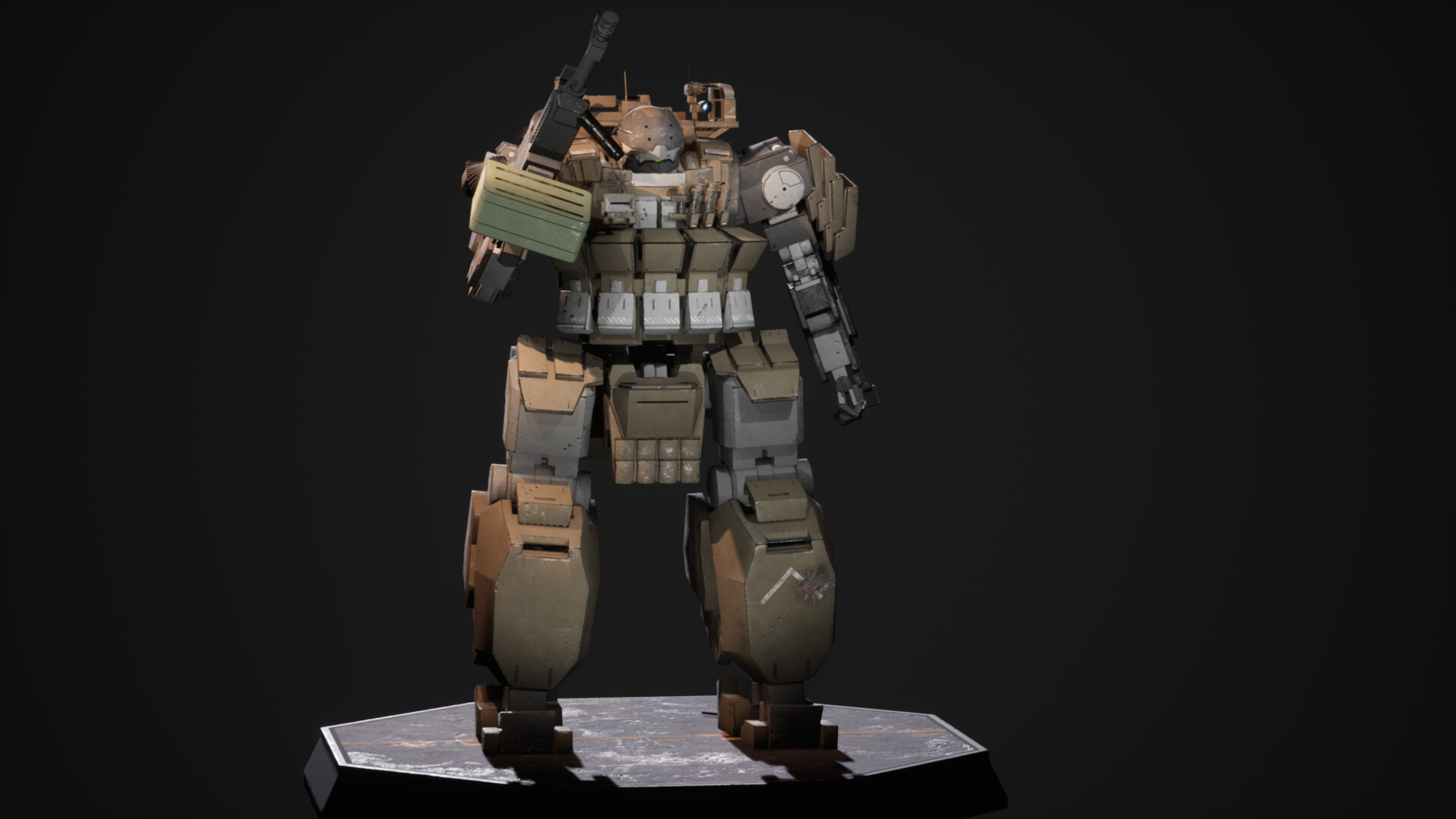 ArtStation - AKB-23 Heavy Armor Unit