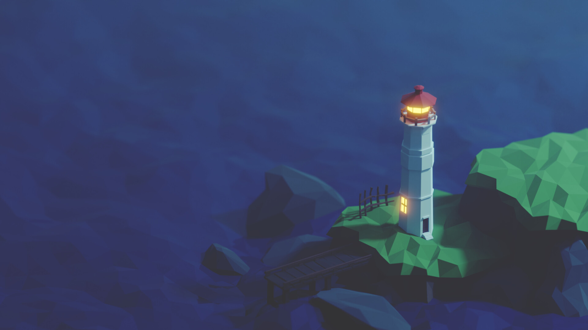 ArtStation - Low Poly light House
