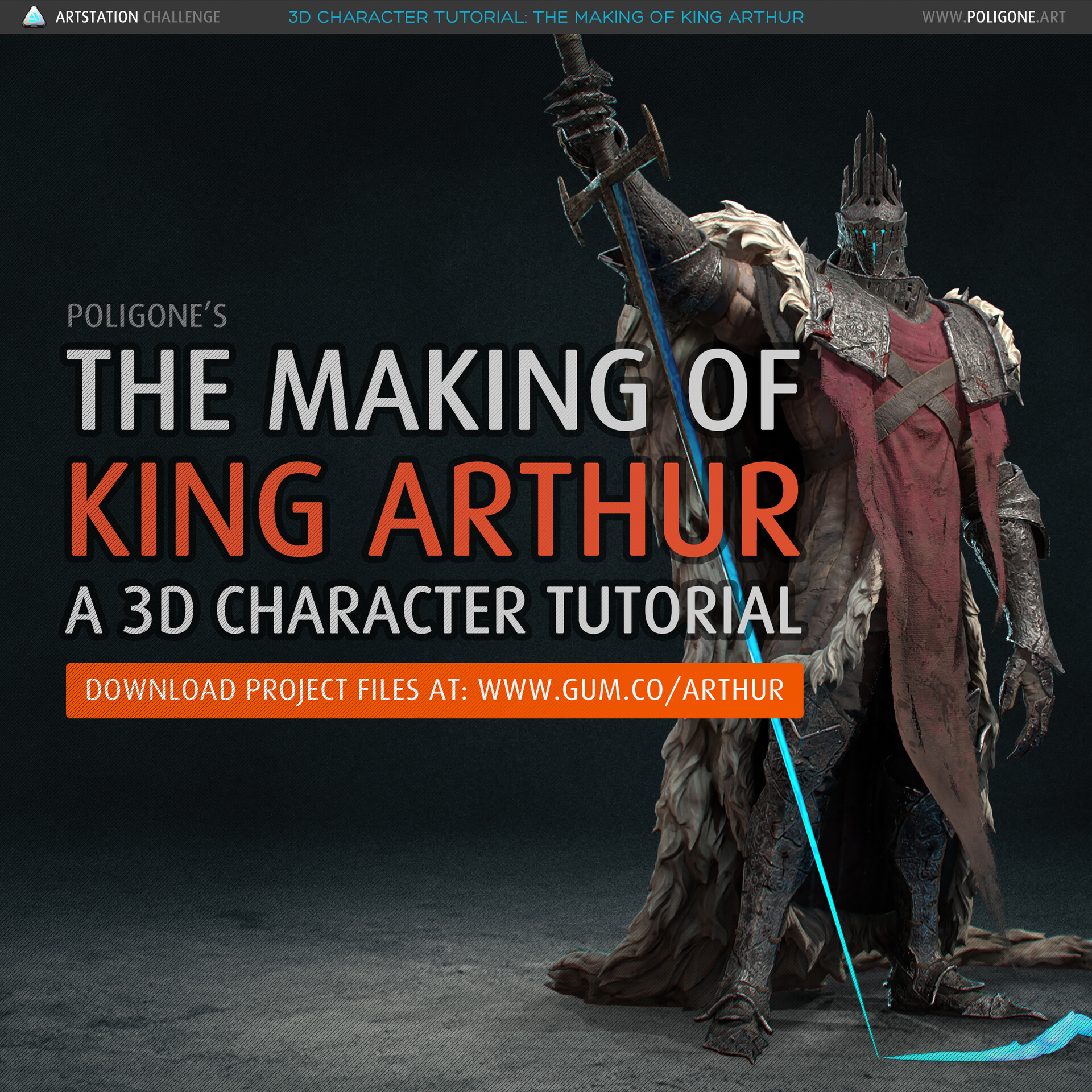 ArtStation - The Making of King Arthur - A 3D Character Tutorial