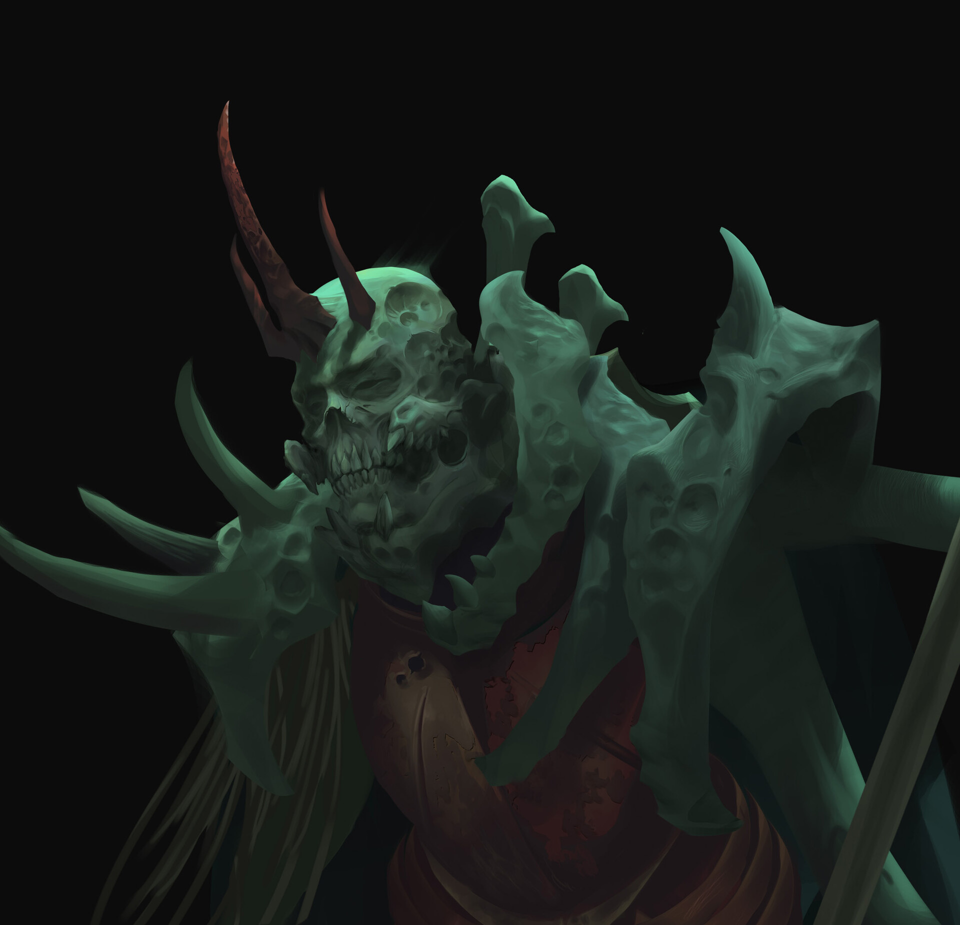 ArtStation - Skeletal Demon