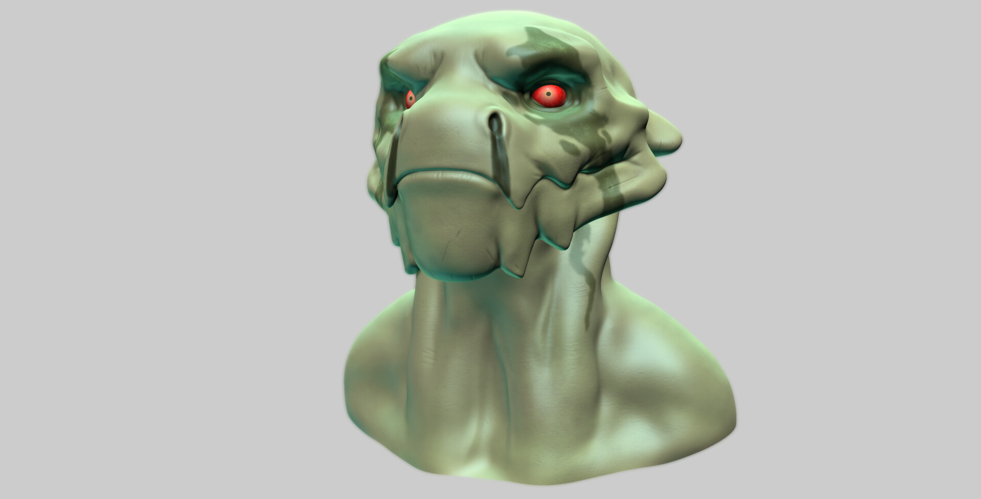 ArtStation - Kel Creature Bust